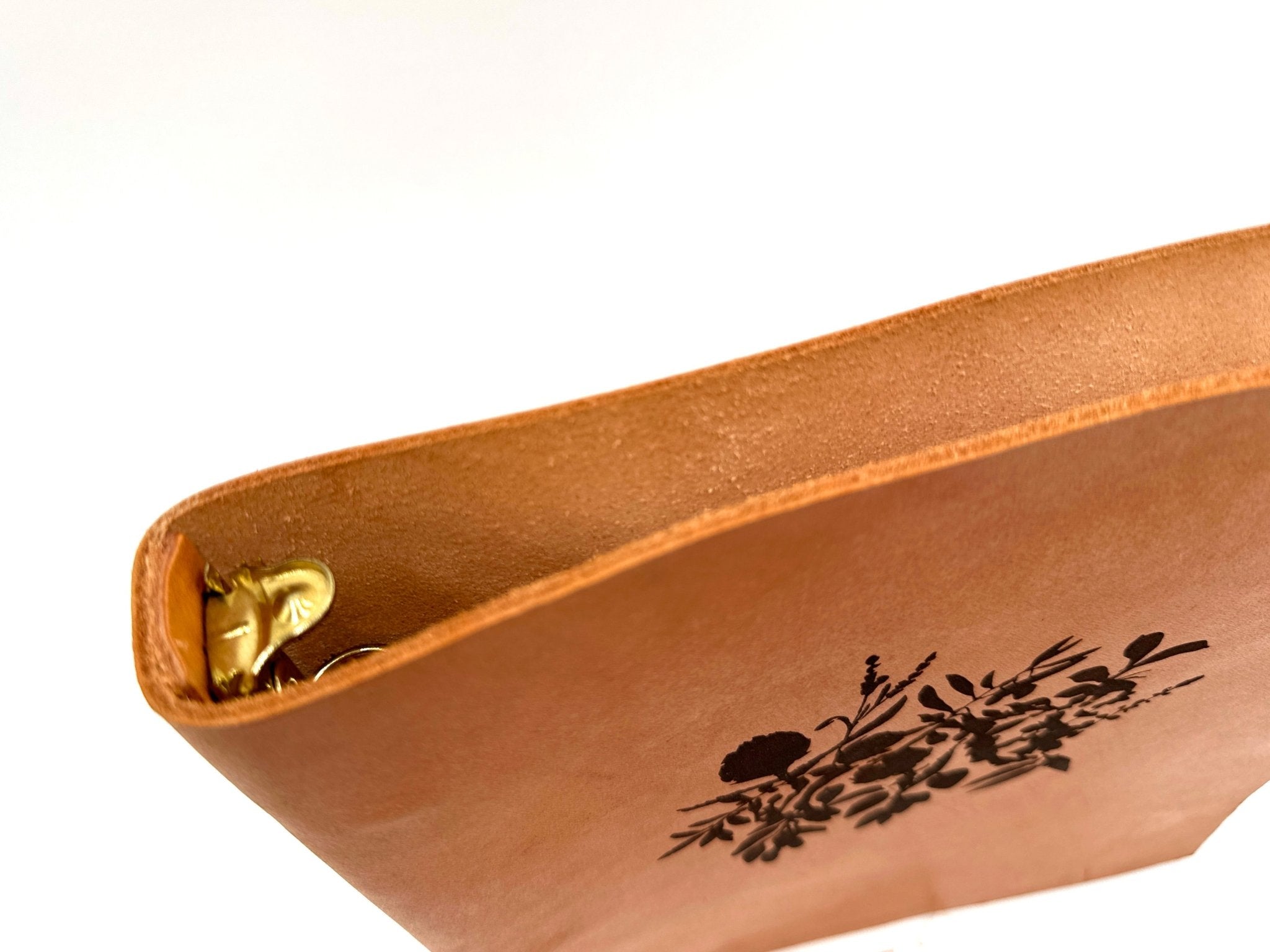 Durable Leather Menu Binder Soft Cover Full Letter | Free engraving ...