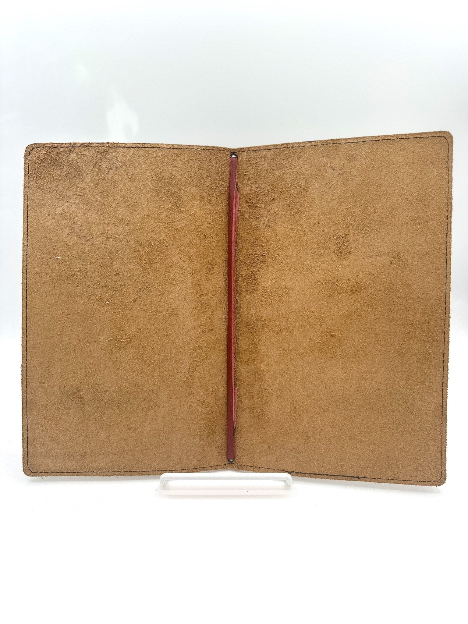 Landscape Split Letter Leather Menu Book | Free engraving | Deboss ...